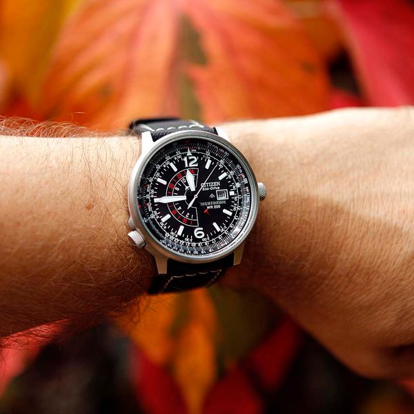 SOLD: Citizen Nighthawk on Maratac Composite Strap | WatchCharts