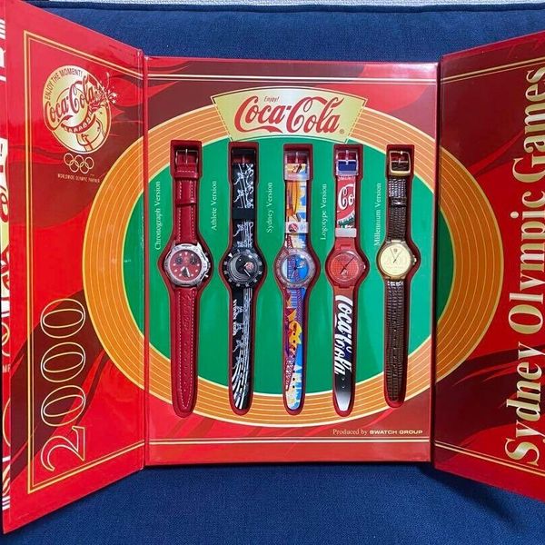 SWATCH Winning item 2000 Sydney Olympics Coca-Cola Special Watch Super ...