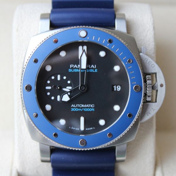FS: Panerai PAM 1209 PAM01209 Luminor Submersible Azzurro Ed. 42mm ONLY ...