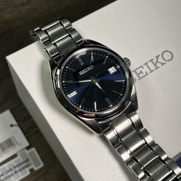 Seiko Essentials Quartz Blue Dial Quartz Watch SUR309 - Sapphire ...