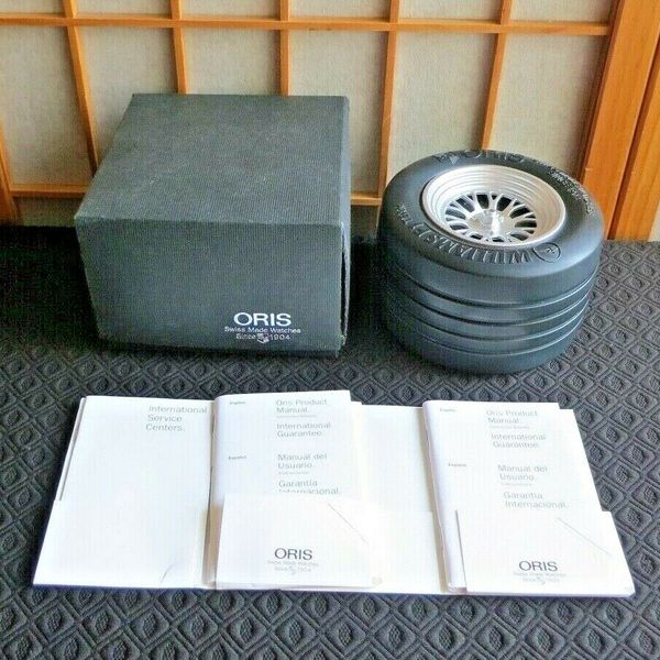 ORIS WILLIAMS F1 TEAM WATCH TIRE BOX ONLY WITH PAPERS | WatchCharts