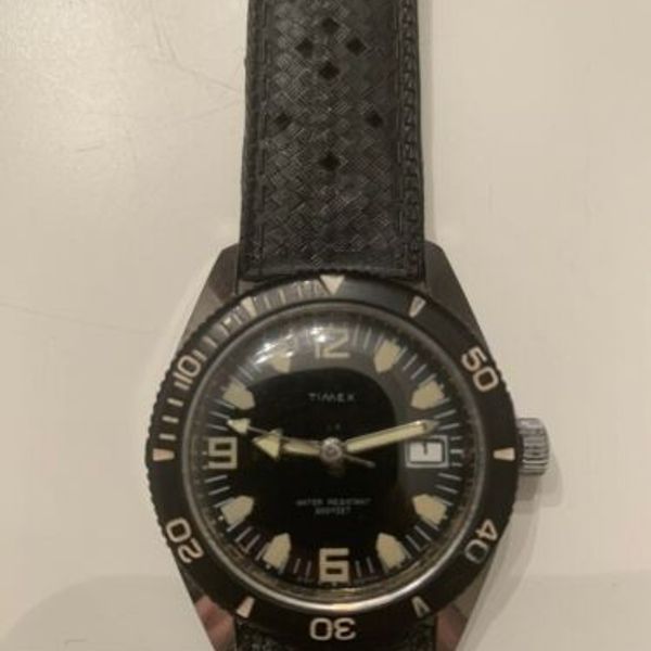 Vintage 1969 Rare Timex Skindiver Submariner 62mas Diver Watch. JUST ...