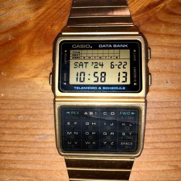 Casio Vintage Data Bank Watch DBC-610 Quartz Men’s Watch Japan ...