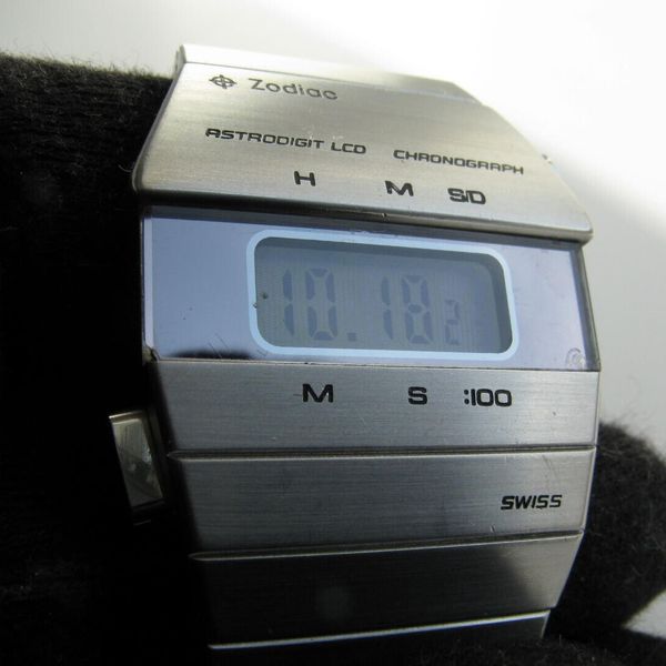 Vintage Zodiac Astrodigit LCD Digital Watch 1970s | WatchCharts Marketplace