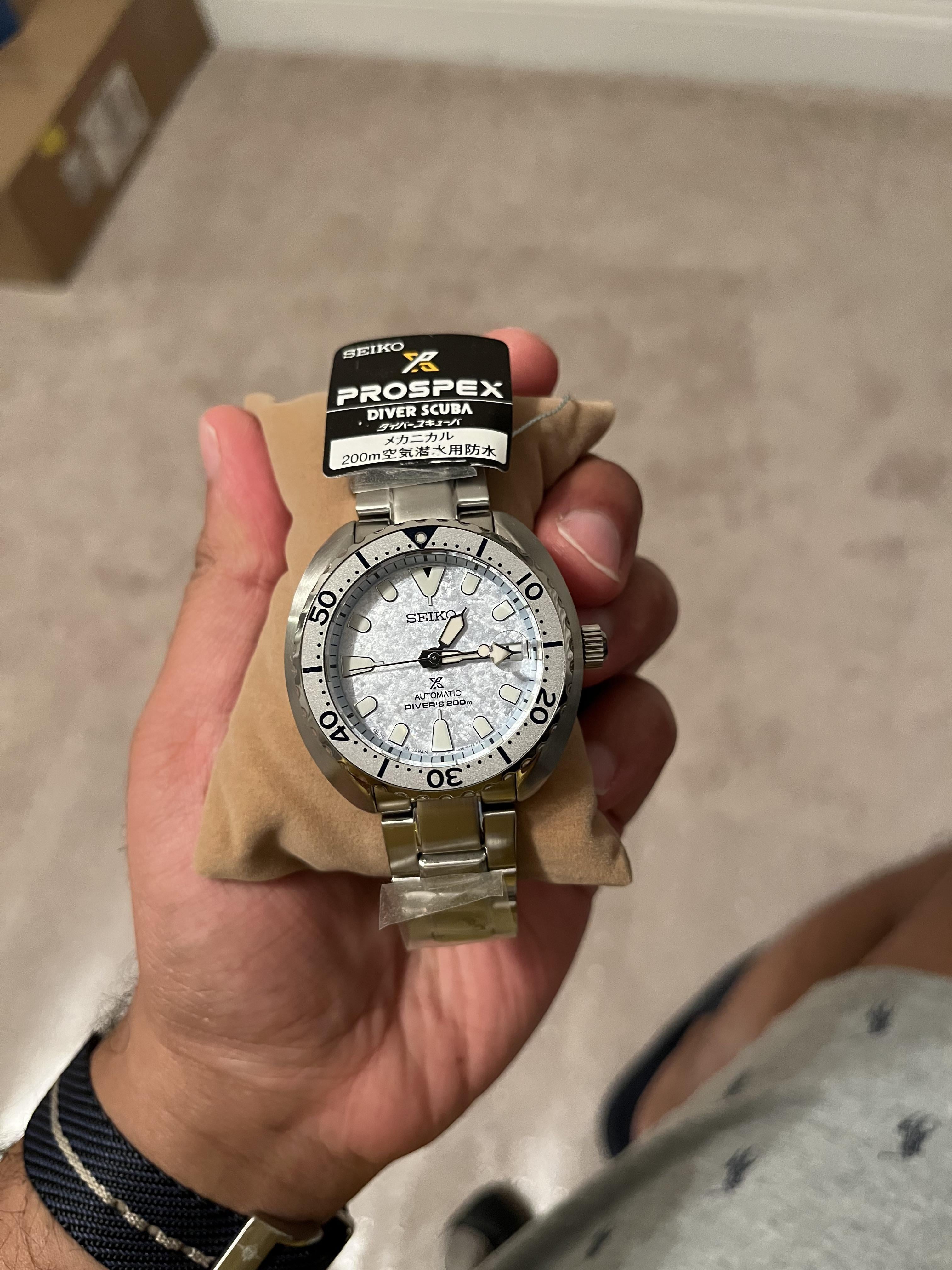 [WTS] Seiko Prospex Mini Turtle “Icy Frost” BNIB | WatchCharts Marketplace