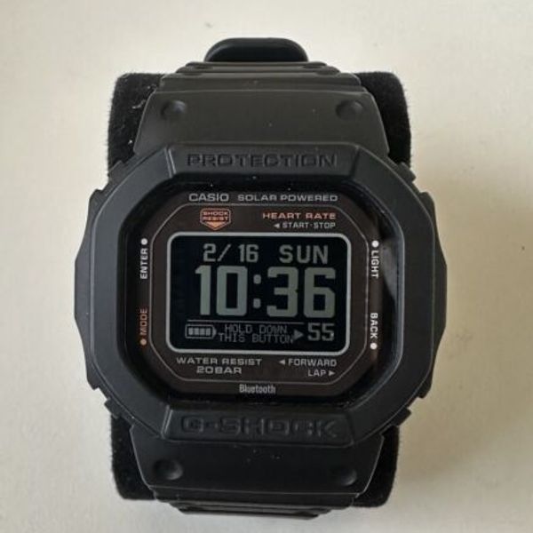 Casio G-Shock Move DWH5600 5600 SERIES Solar Powered Black Dial Men's USED | WatchCharts Marketplace