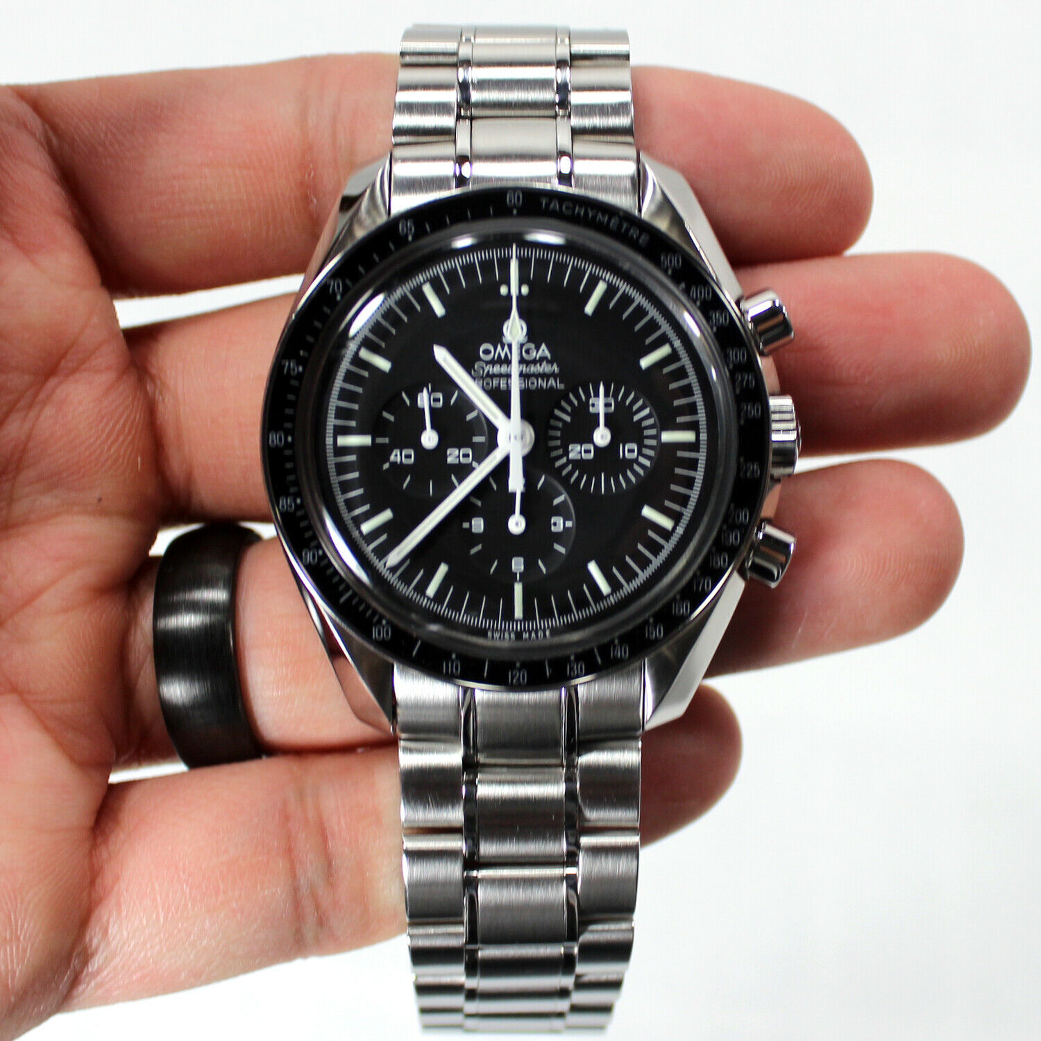 Omega Speedmaster Chronograph Moon Watch 3570.50.00 Box & Papers ...