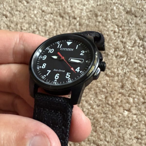 Citizen Men's Eco-Drive Weekender Garrison Field Watch Black BM8186-15E ...