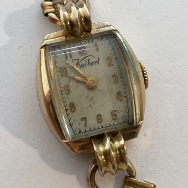 14k Gold Ladies Kelbert Watch Vintage | WatchCharts Marketplace