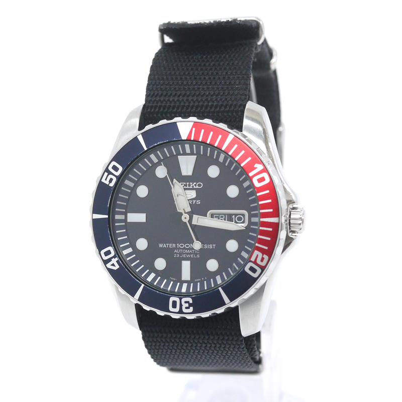 [Used] SEIKO｜Seiko watch SEIKO 5 SPORTS SNZF15 automatic winding navy ...