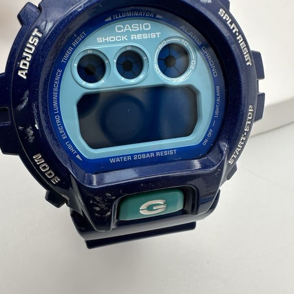 Casio G-Shock DW6900CC (1289) Blue Men's Watch Rare Color Crazy Colors ...