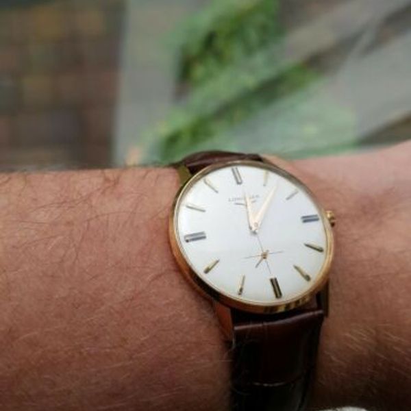 Vintage Longines 18K Solid Gold, Ultra Slim Gents Dress Watch. 1960s ...