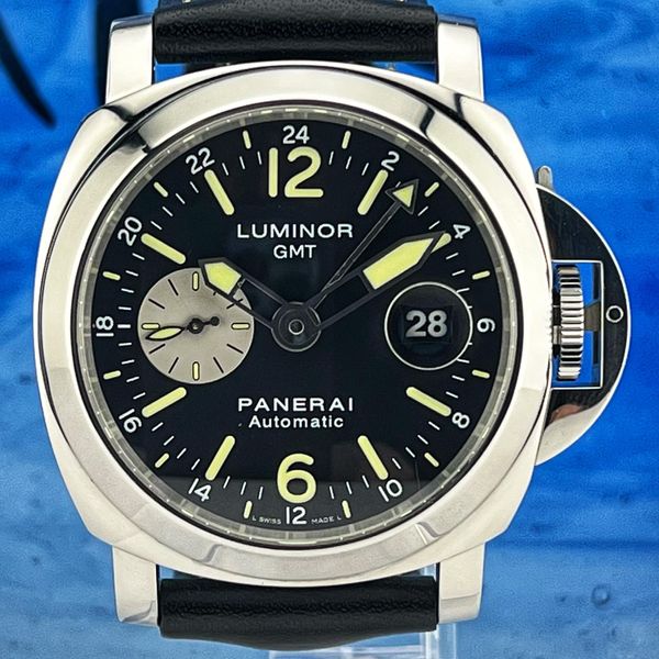 FS: Panerai PAM00088 Luminor GMT 44mm Black Dial Stainless Steel ...