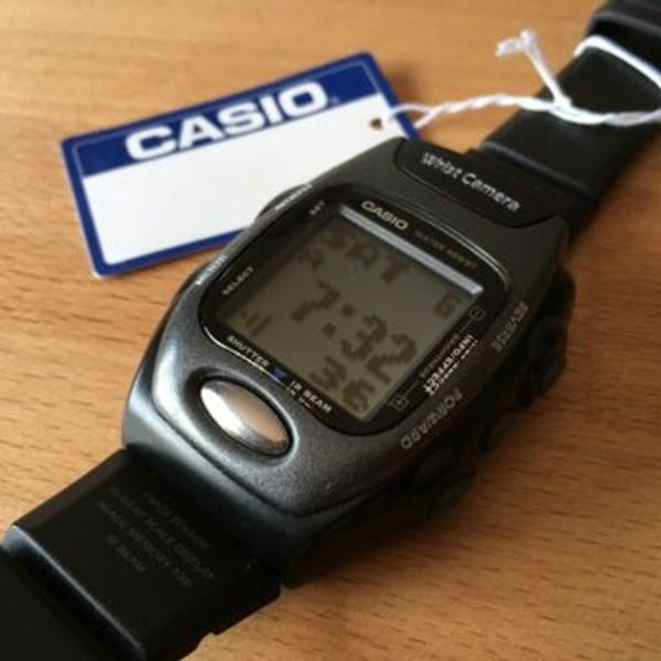 Brand New Casio WQV-2S-1GR Wrist Camera Watch WQV2S Retro Vintage ...