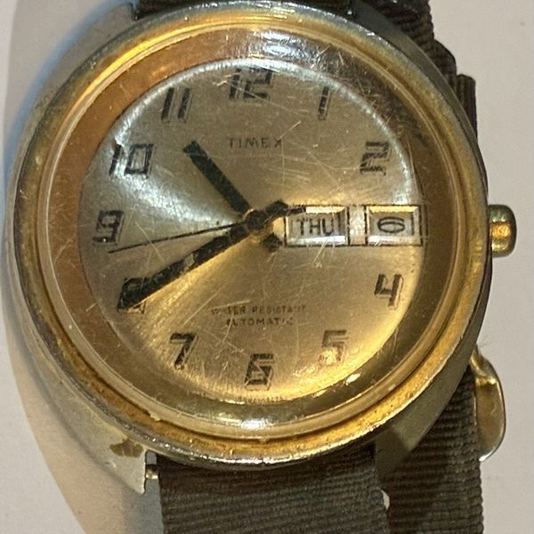 timex automatic Mens Vintage Running Watch | WatchCharts Marketplace