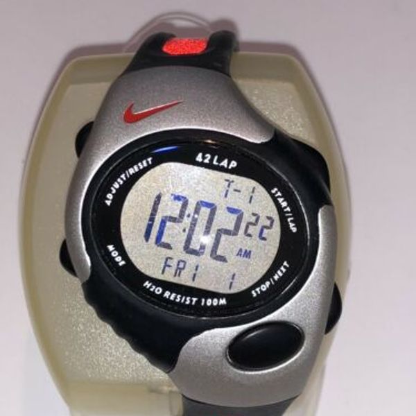 Nike Triax 42 Lap Digital Sports Run Watch Unisex RARE WR0015 008 ...