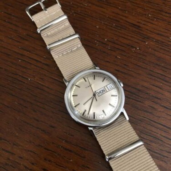 1978 Vintage Timex Marlin Mens Watch (16850-10678, Day-Date, M106 ...