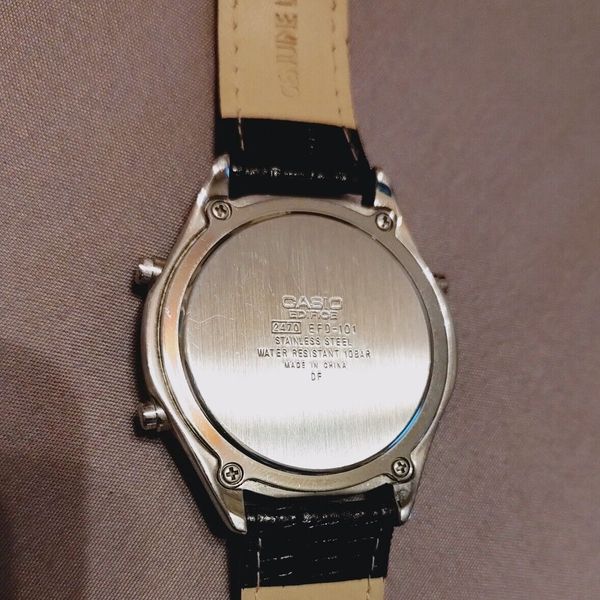 Men's Casio Edifice Digital Stainless Steel Watch | WatchCharts Marketplace