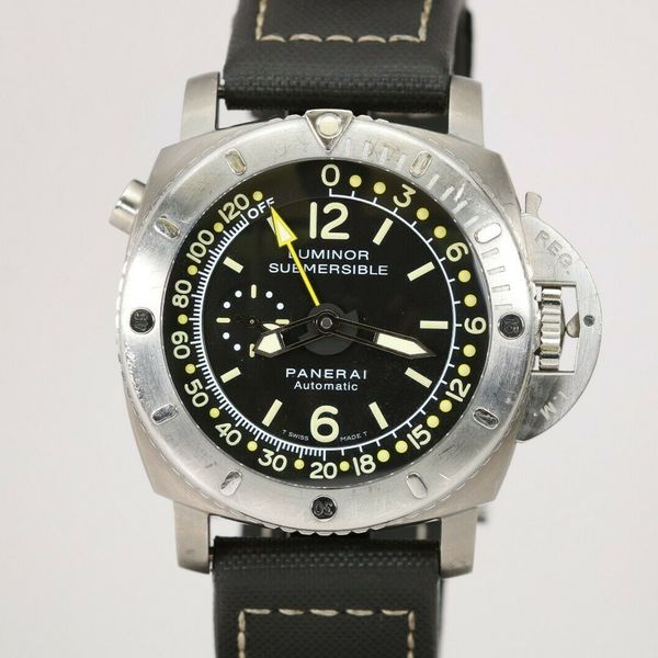 FSOT: Panerai Pangaea PAM 193 Submersible Depth Gauge 47mm Titanium Box ...