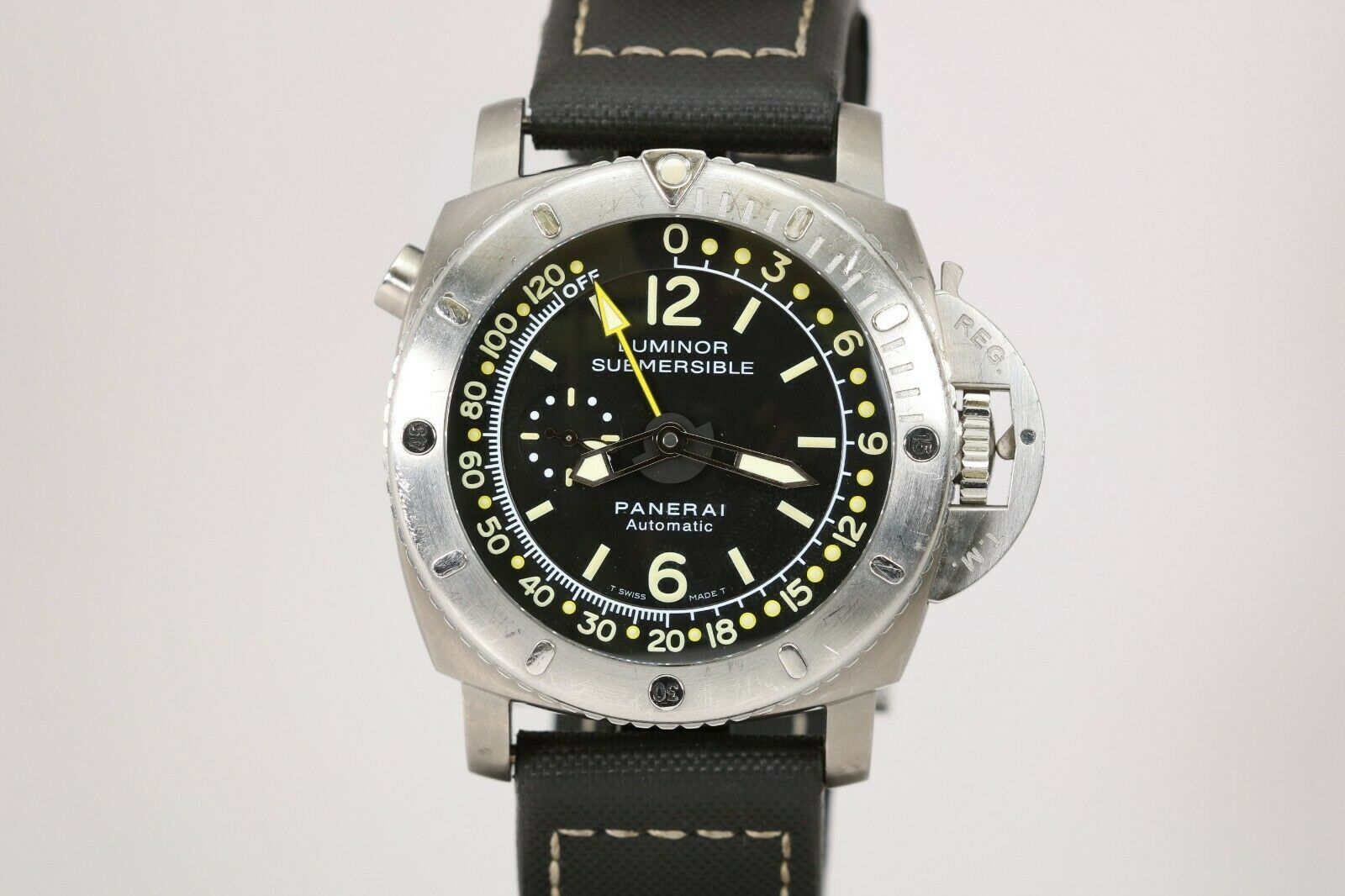 FSOT: Panerai Pangaea PAM 193 Submersible Depth Gauge 47mm Titanium Box ...