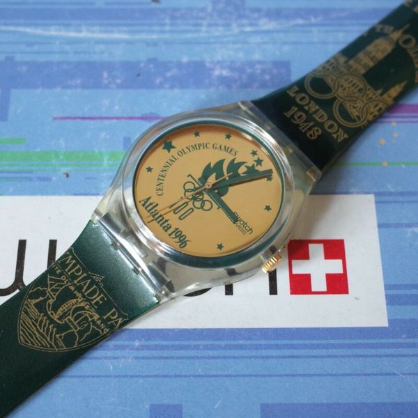 Swatch 1994 Olympic Watch GZ136 Atlanta 1996 | WatchCharts Marketplace