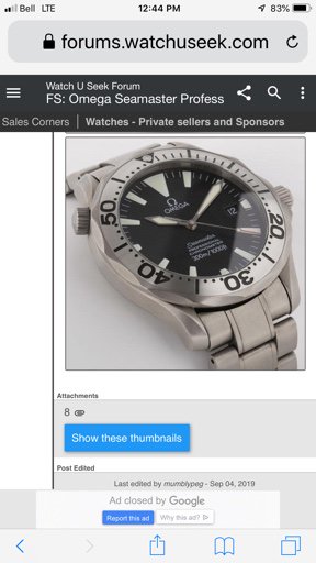 FS: Omega Seamaster Professional Titanium 2231.50 | WatchCharts