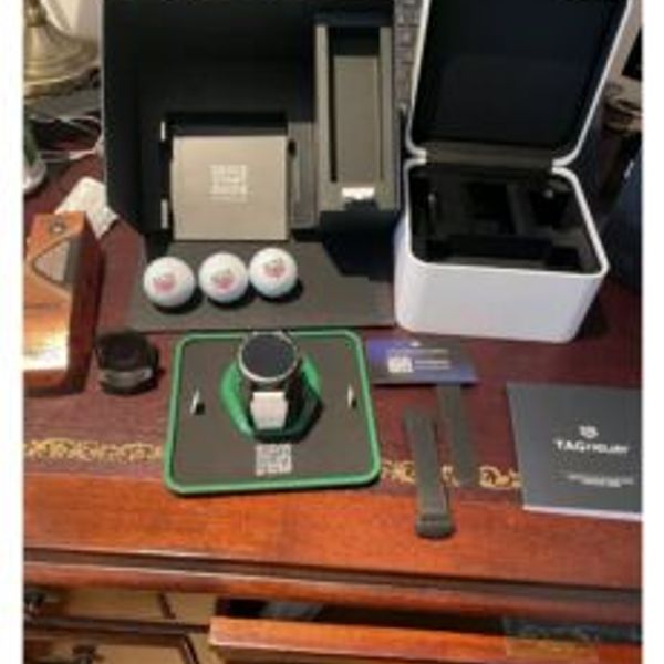 TAG HEUER CONNECTED E4 42MM GOLF SMART WATCH CALIBRE SBR8080.EB0284 DLC ...