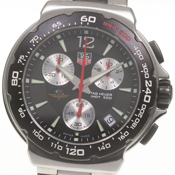 [TAG HEUER] TAG Heuer Indy 500 Formula 1 Date Chronograph CAC111A ...