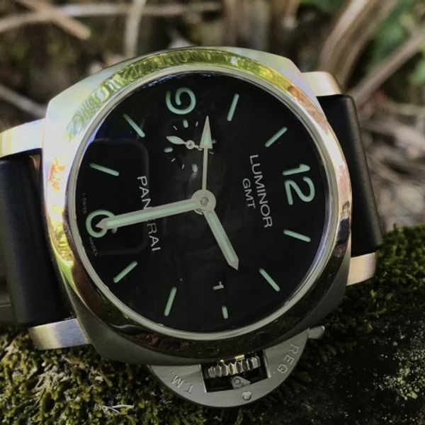 FS:Panerai Luminor 1950 3 Days GMT Automatic PAM 320 B&P | WatchCharts ...
