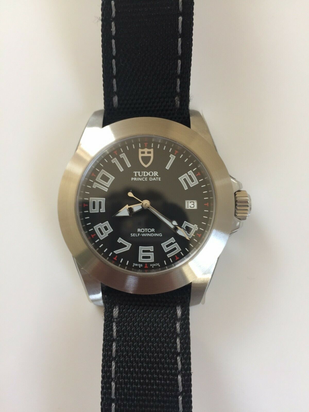 Tudor Prince Date, 79400, Black, Box & Papers, Excellent Condition ...
