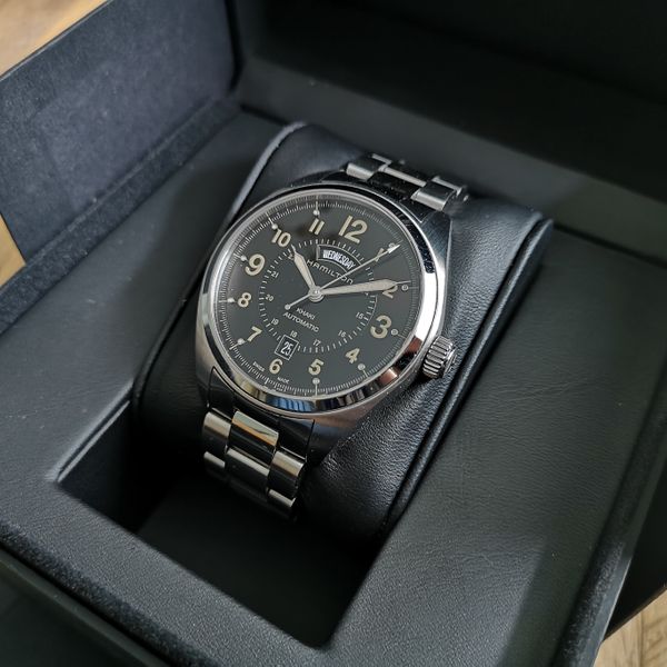 FSOT - Hamilton Khaki Day Date Field Automatic | WatchCharts Marketplace