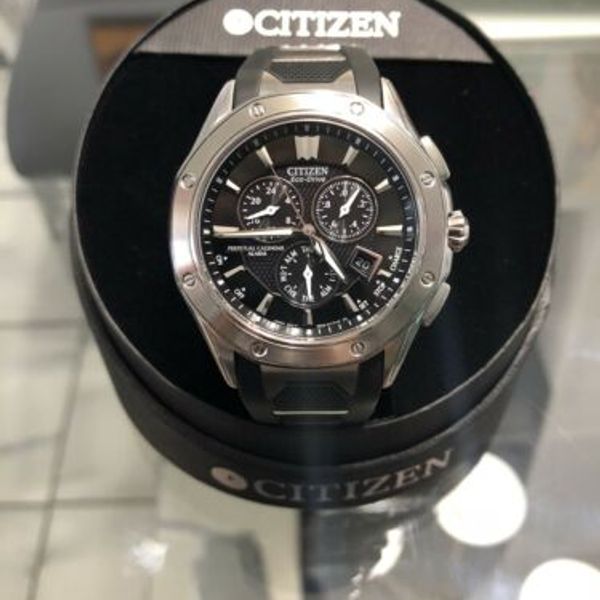 Citizen BL5460-00E Mens Signature Perpetual Chrono Eco-Drive Watch ...