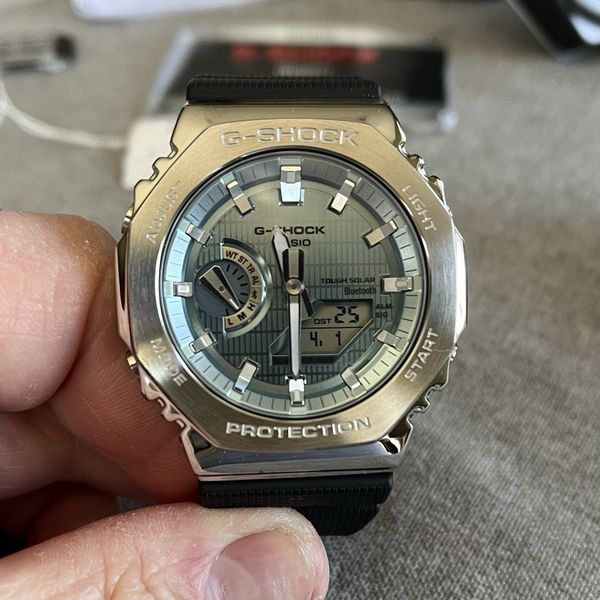 Casio G-Shock G-steel Tough Solar Bluetooth Blue Dial Watch GBM2100A-1A2 | WatchCharts Marketplace