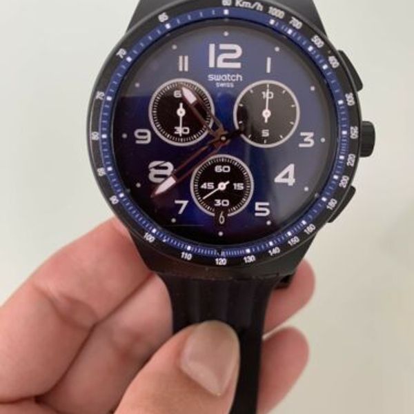 Swatch, Chrono, Black Sports Watch -SR936SW Four 4 Jewels | WatchCharts ...