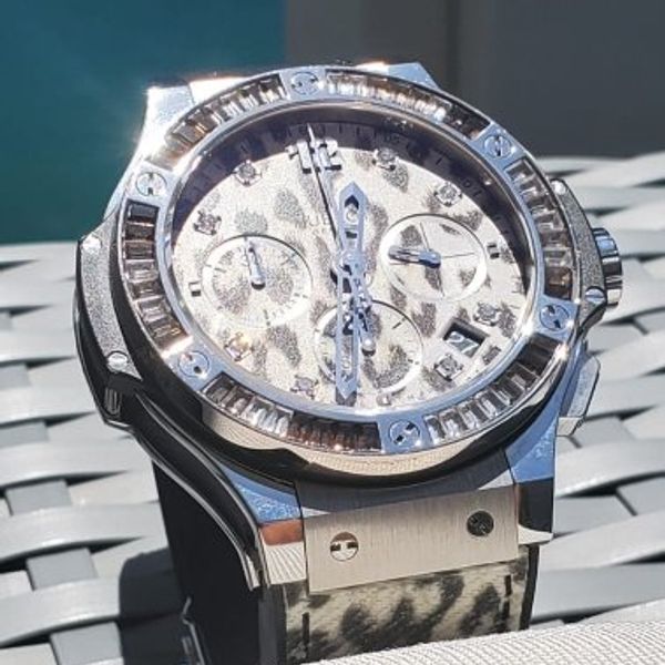 FS: Hublot Big Bang Snow Leopard with Diamonds | WatchCharts Marketplace