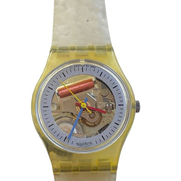 Swatch Watch Little Jelly Fish LK103 Ladies Skeleton Vintage 1986 ...