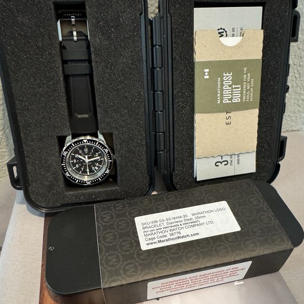Marathon 41 MM GSAR Type II Diver's Automatic Watch - Full Set - NO ...