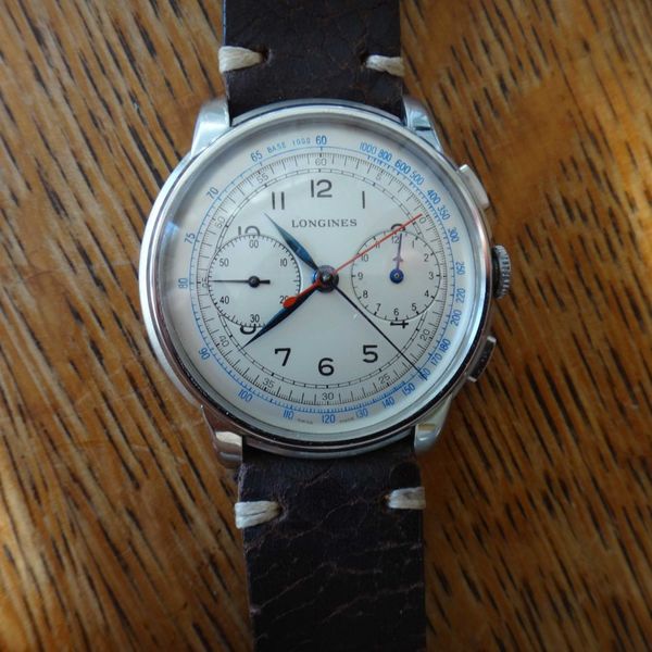 Longines 13ZN-12 centre minute counter large case chronograph. Super ...