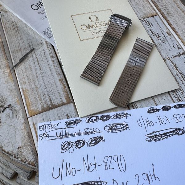 [WTS] Omega Titanium Mesh Bracelet SHORT Version. | WatchCharts Marketplace