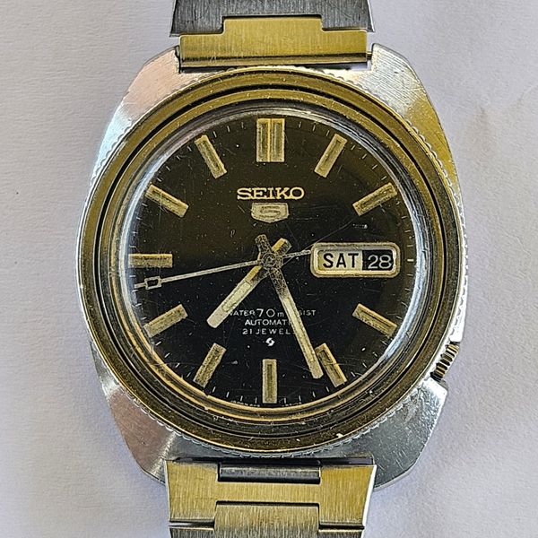 Gene Kranz Seiko 5 6119-8640 Sports Divers Watch Automatic ...
