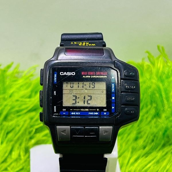 Vintage Casio 1138 CMD-10 Alarm Chrono Wrist Remote Control Digital ...