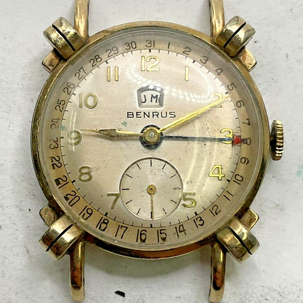 Vintage Mens Benrus CE 13 Date Pointer Calendar Watch | WatchCharts Marketplace