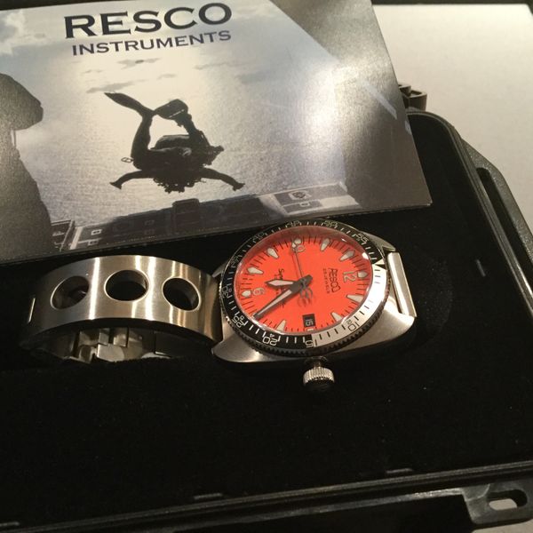 Resco Hooper Orange Dial | WatchCharts Marketplace