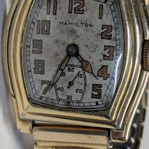 Vintage 1930s Hamilton 17 Jewel Mechanical Watch 987f 14k GF ...