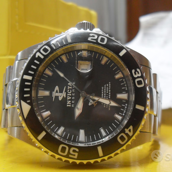 Invicta Reserve Pro Diver 500m Swiss Made Sellita SW200 Automatic ...
