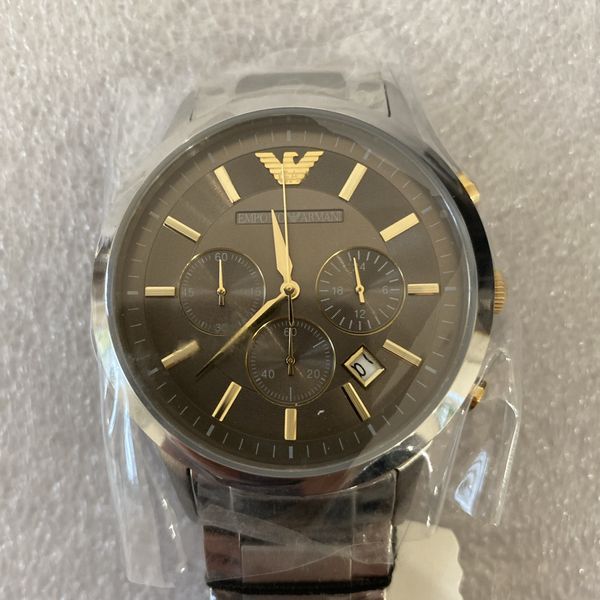 Emporio Armani Menâ s Chronograph Watch AR11047 | WatchCharts Marketplace