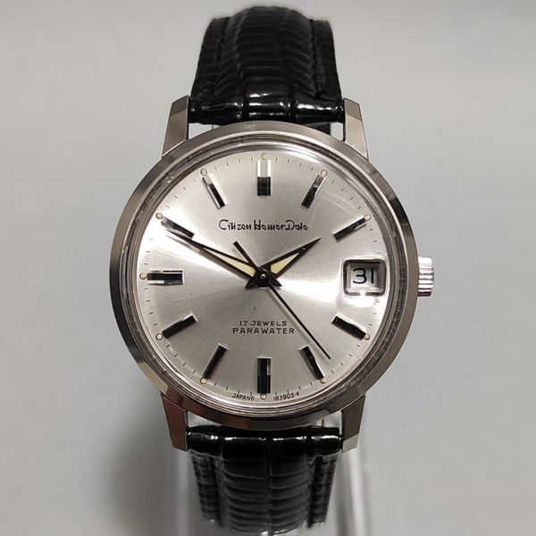 Recently serviced 1971 Citizen Homer Date 17 jewels hand winding watch ...