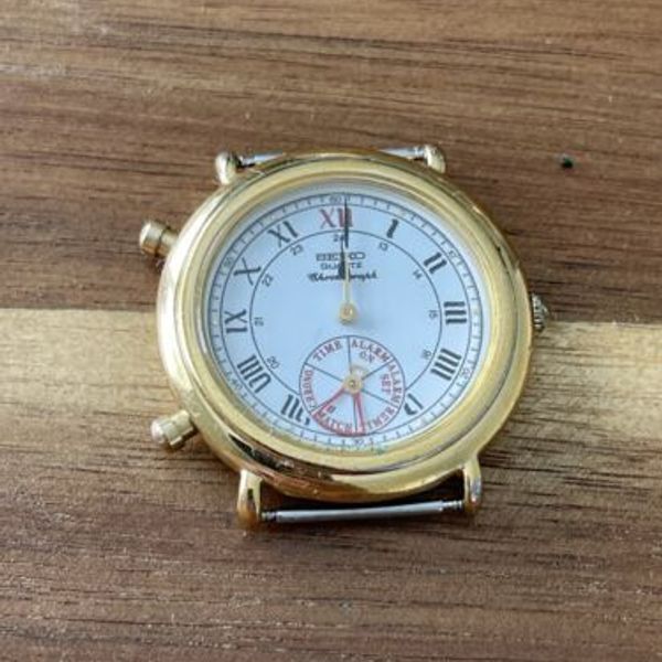 Vintage Seiko Alarm Chronograph 8M25-6009 'Magic Hands' Quartz Watch ...