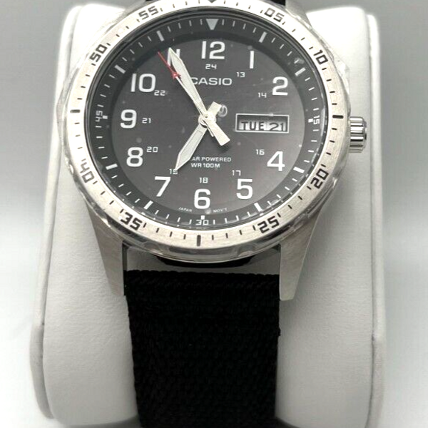 Casio MTP-S120L-1AV, Men's Solar Battery Watch, 100 Meter W/R, Date ...