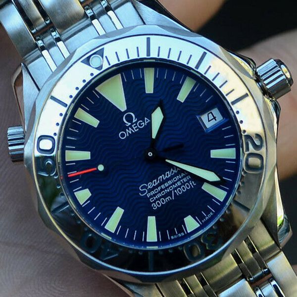 OMEGA Seamaster 300M Pro, AUTOMATIC, Blue Dial, Size 36mm, Sword Hands ...